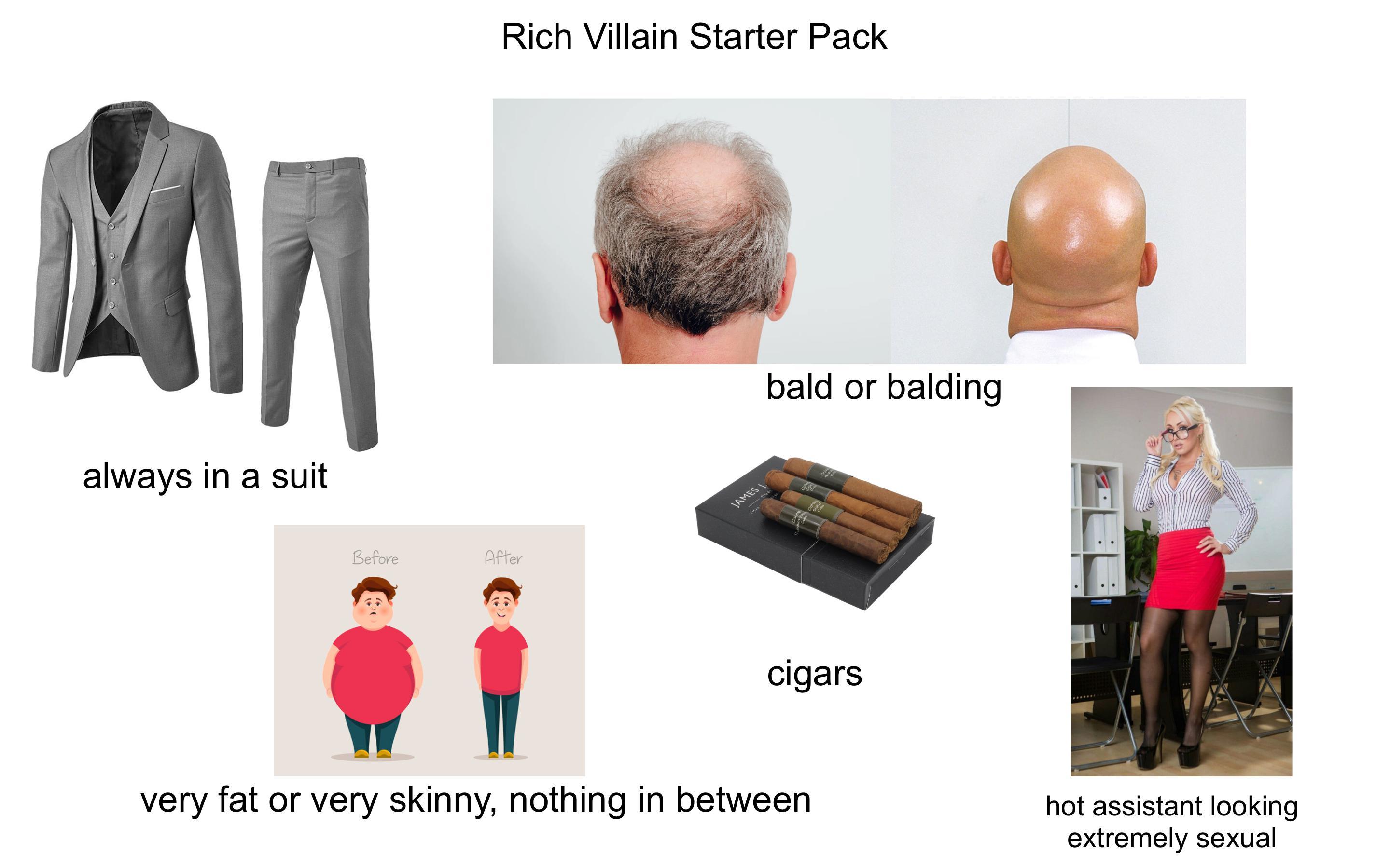 Rich Villain Starterpack r starterpacks Starter Packs Know Your Meme