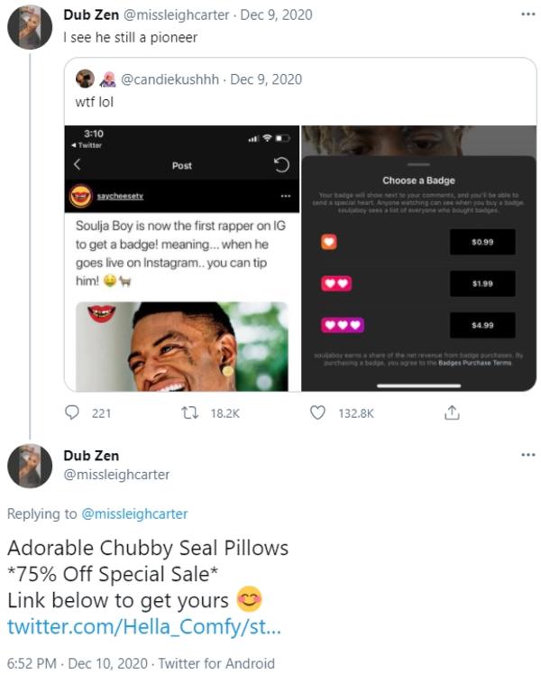 Viral Tweet Promo Plug Example #5 | Viral Tweet Advertisement Plugs ...