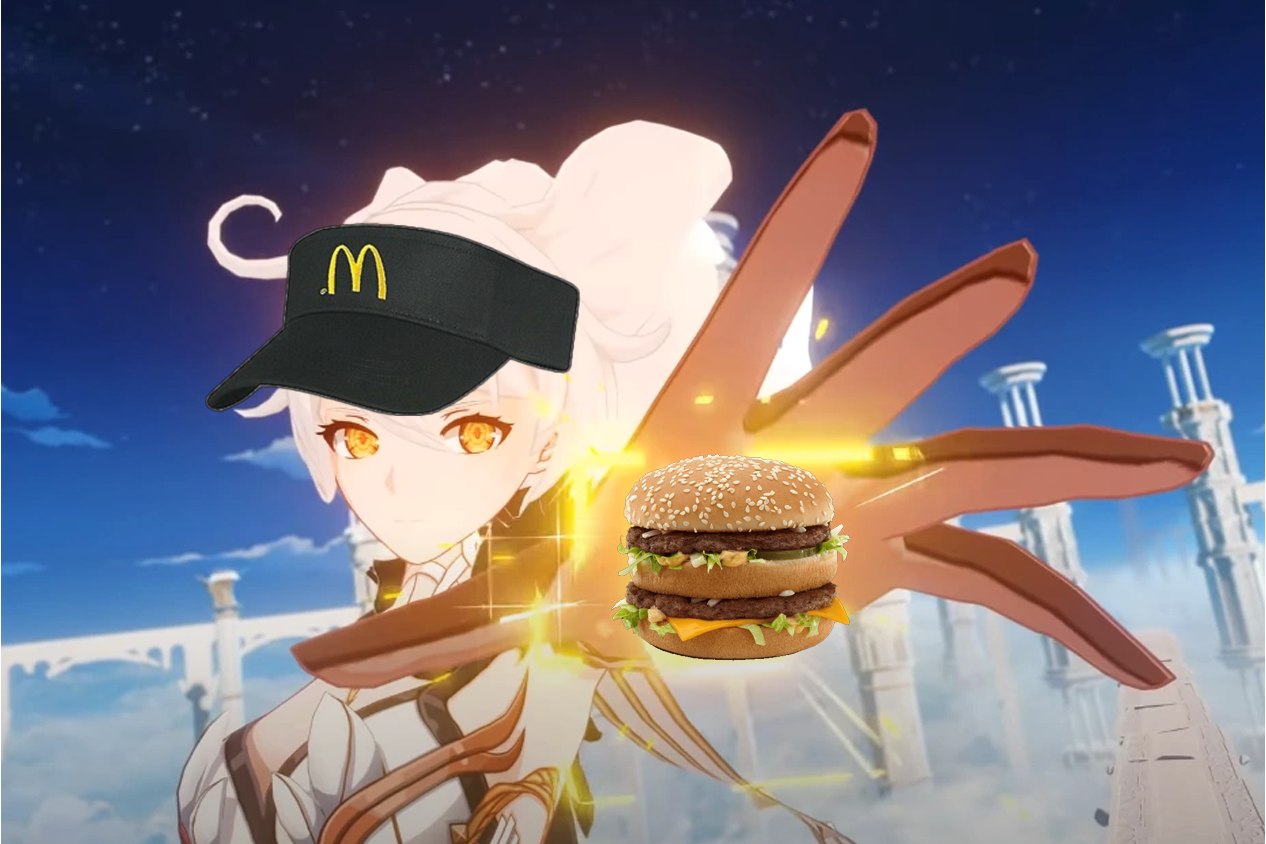 McDonald's Lumine Reaching for Borgar | McGenshin | Know Your Meme
