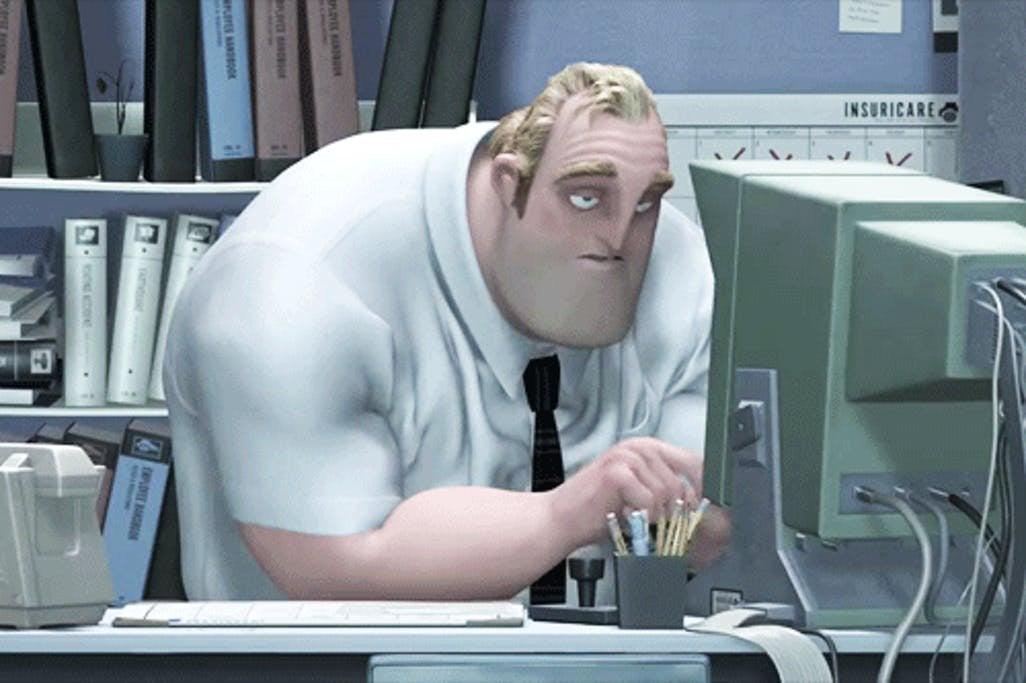 Does anyone have mr incredible tired on computer meme video temp? : r ...