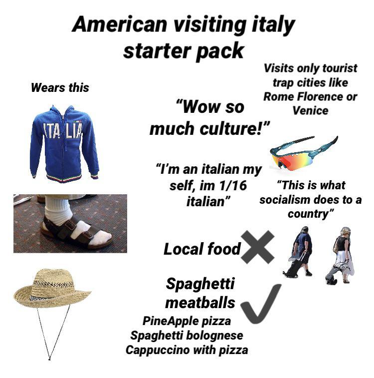 American visiting Italy Starter Pack | /r/starterpacks | Starter Packs ...