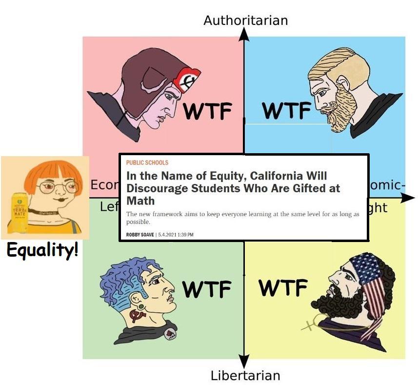 We shall never be equal until we are all as dumb as the lowest common ...