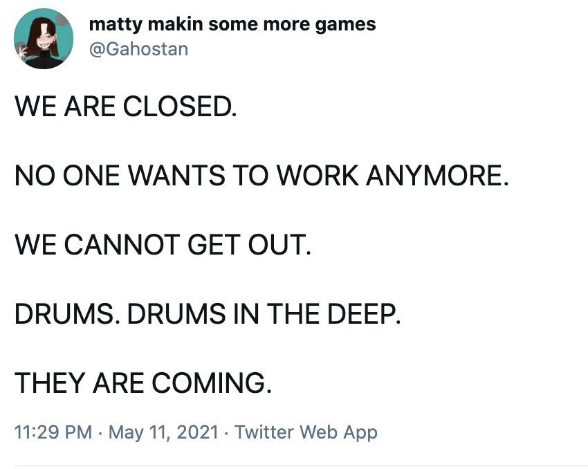 They Are Coming | Nobody Wants to Work Anymore | Know Your Meme