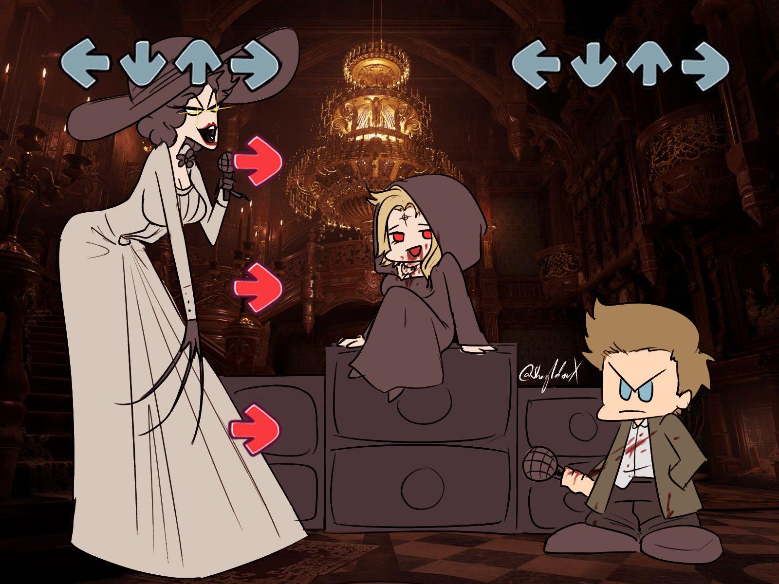 Rap-off bro. You and me. | Lady Dimitrescu | Know Your Meme