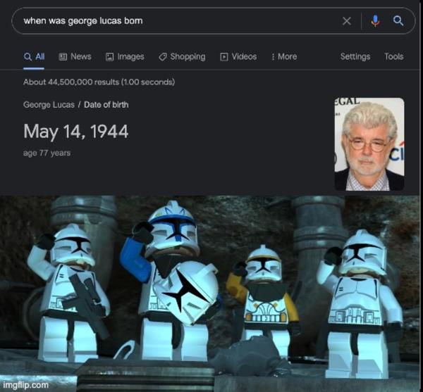 Happy birthday George. Thanks for all the memes | /r/PrequelMemes ...