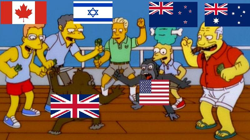 America vs. Britain | Simpsons Monkey Knife Fight | Know Your Meme