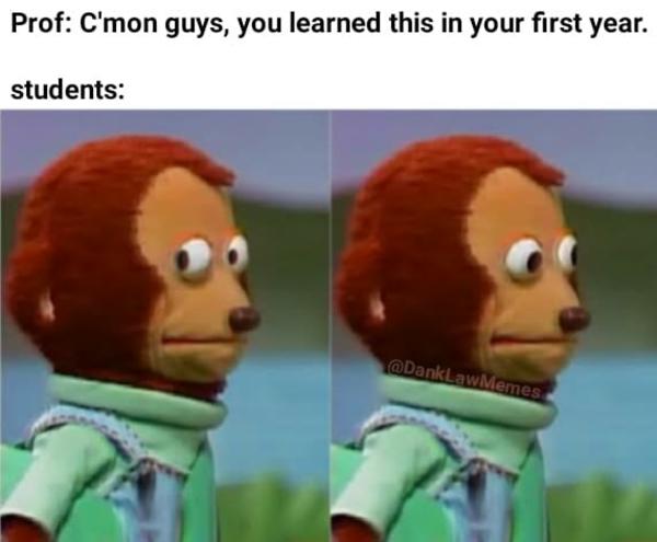 First Year | Awkward Look Monkey Puppet | Know Your Meme