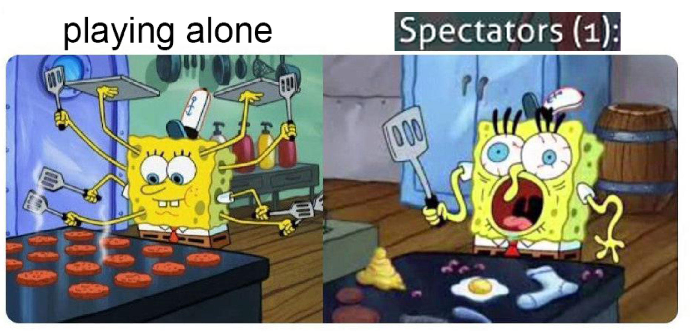 playing alone | SpongeBob SquarePants | Know Your Meme