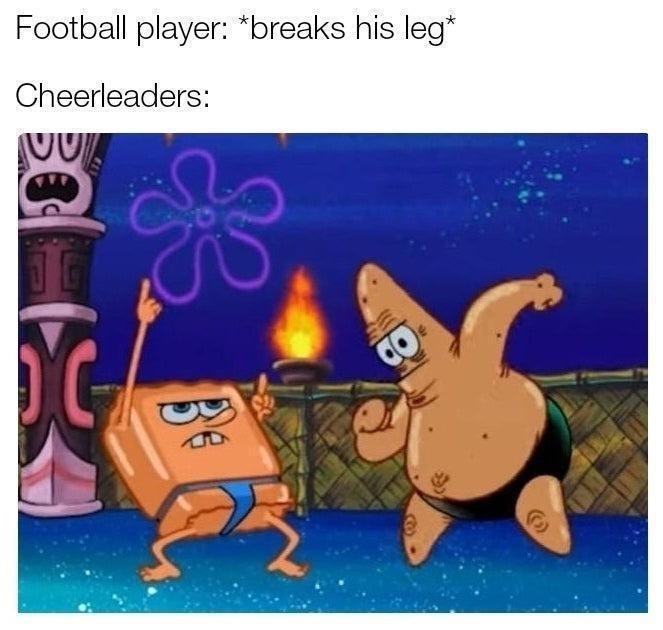 *cheerleading intensifies* | SpongeBob SquarePants | Know Your Meme