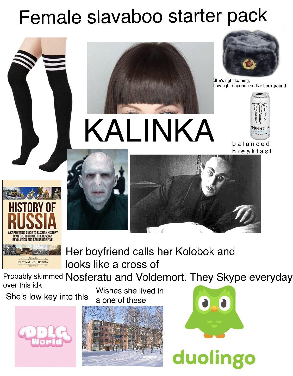 Female Slavaboo Starter Pack | /r/starterpacks | Starter Packs | Know ...