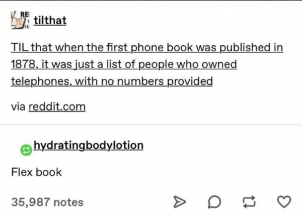 Phone Books | Tumblr | Know Your Meme