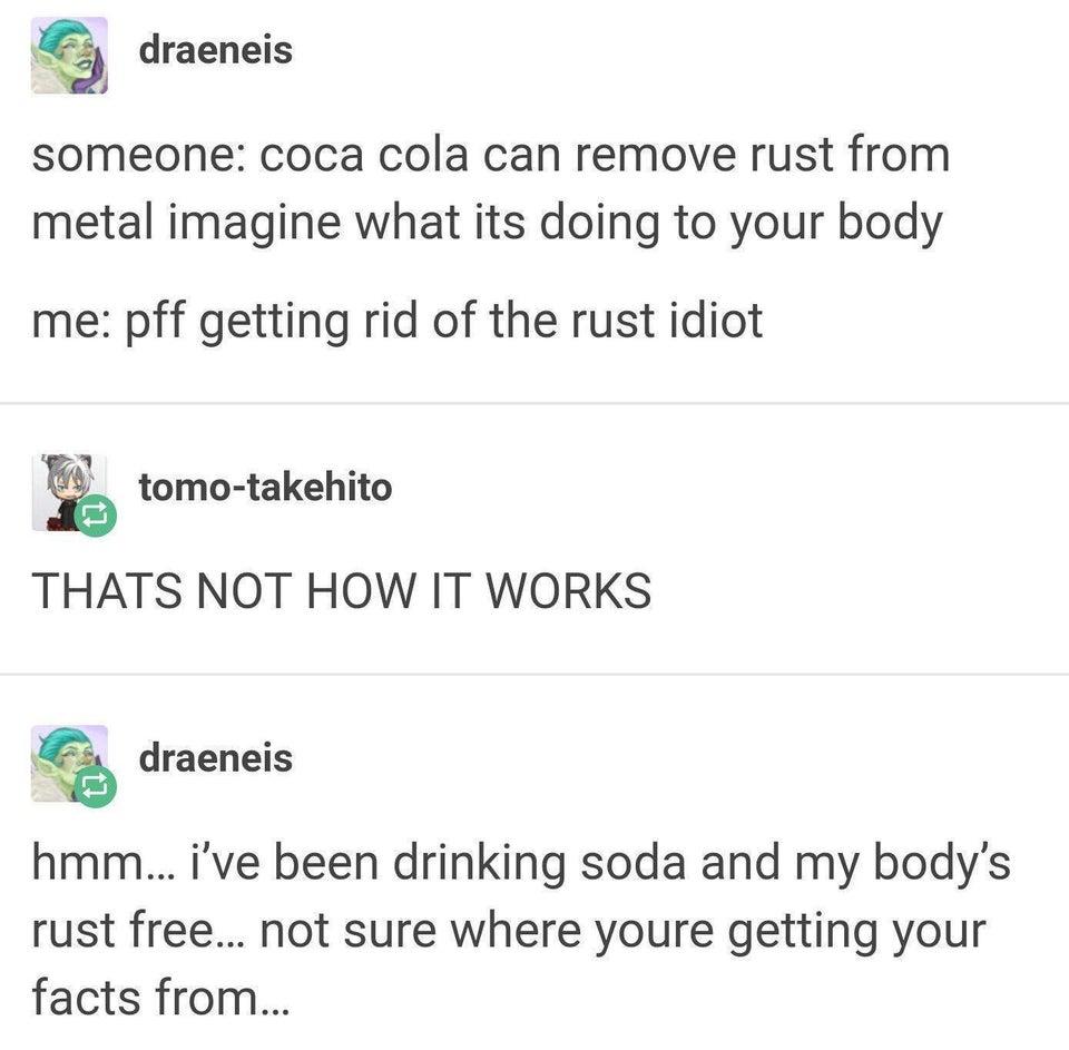 Rust Removal | Tumblr | Know Your Meme