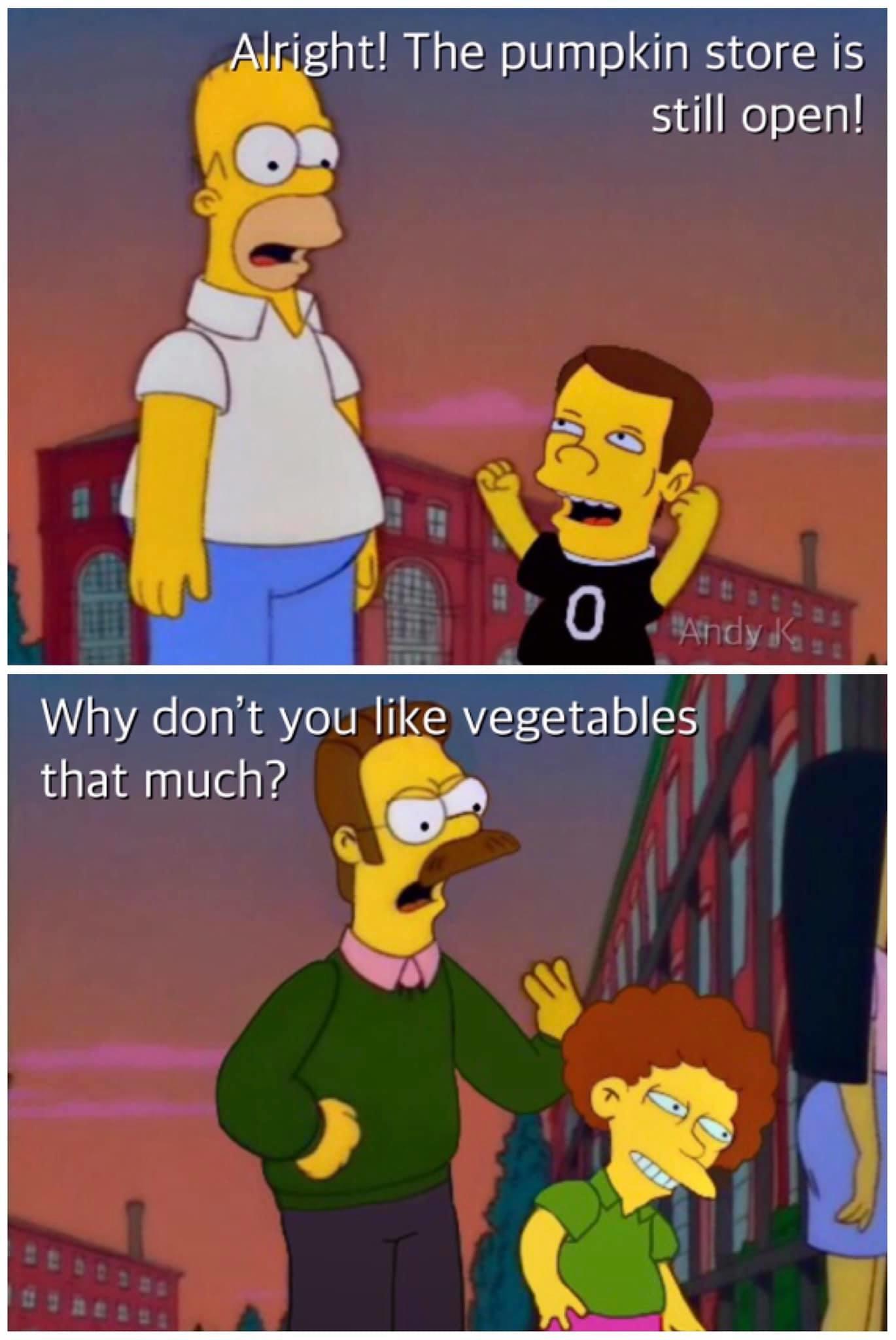 Why don't you like vegetables that much? | Simpsons Bortposting® | Know ...