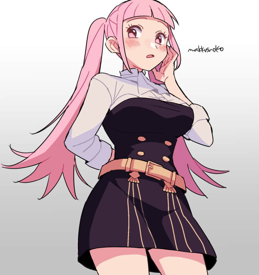 Blushing Hilda Fire Emblem Three Houses Know Your Meme