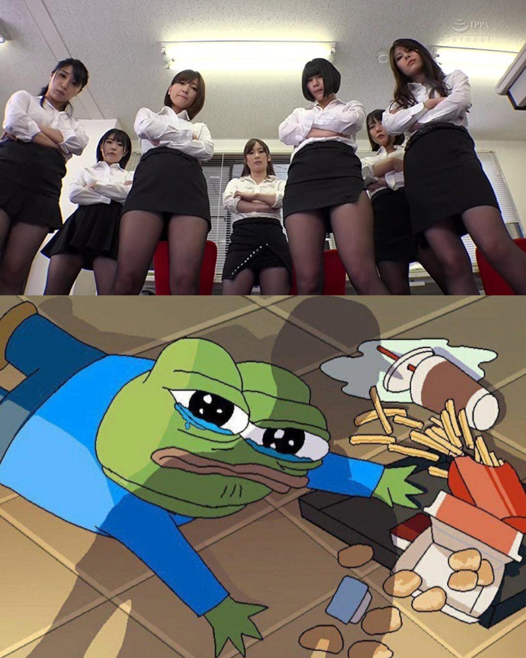 Japanese Girls Looking Down On Apu Apu Spills His Tendies Know Your 
