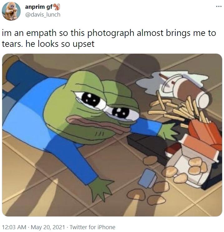im an empath so this photograph almost brings me to tears. he looks so ...