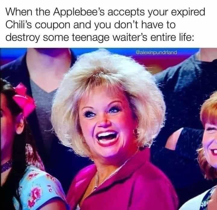 Karen's reprieve | /r/FuckYouKaren | Karen | Know Your Meme