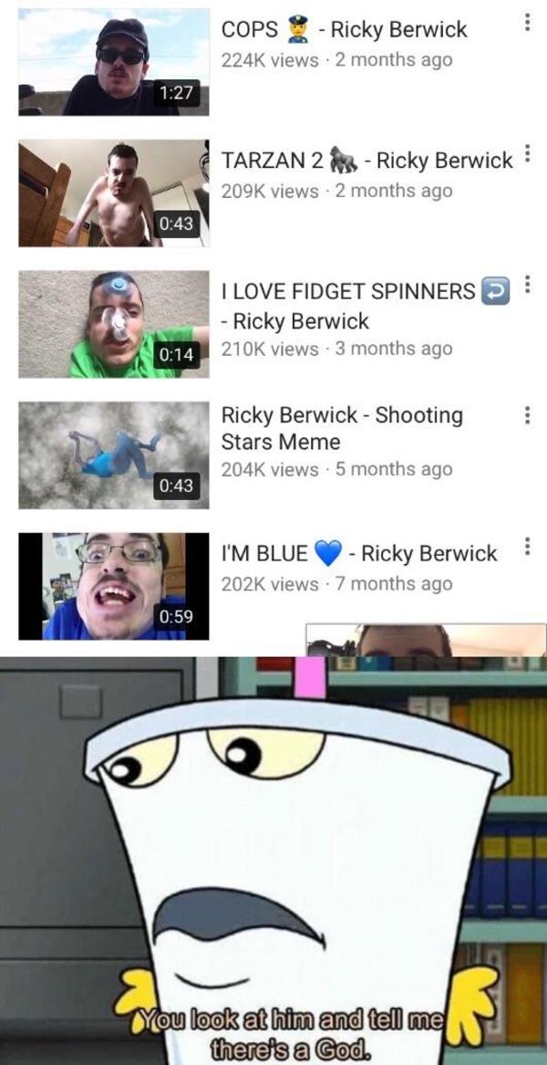 God Left | You Look At Him And Tell Me There's A God | Know Your Meme