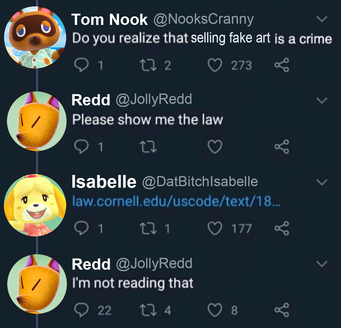 Art forgery | I'm Not Reading That | Know Your Meme