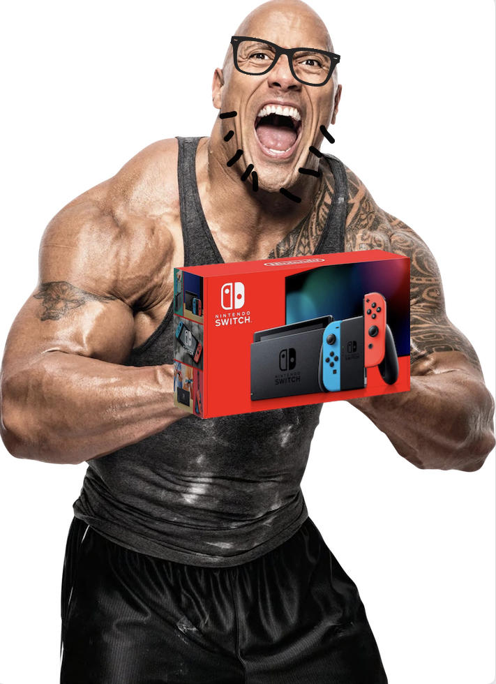 The Rock got a new switch | Soy Boy Face / Soyjak | Know Your Meme