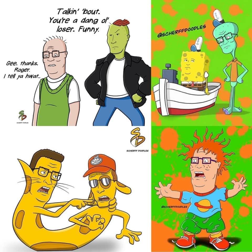 dem cartoons ain't right | Crossover | Know Your Meme