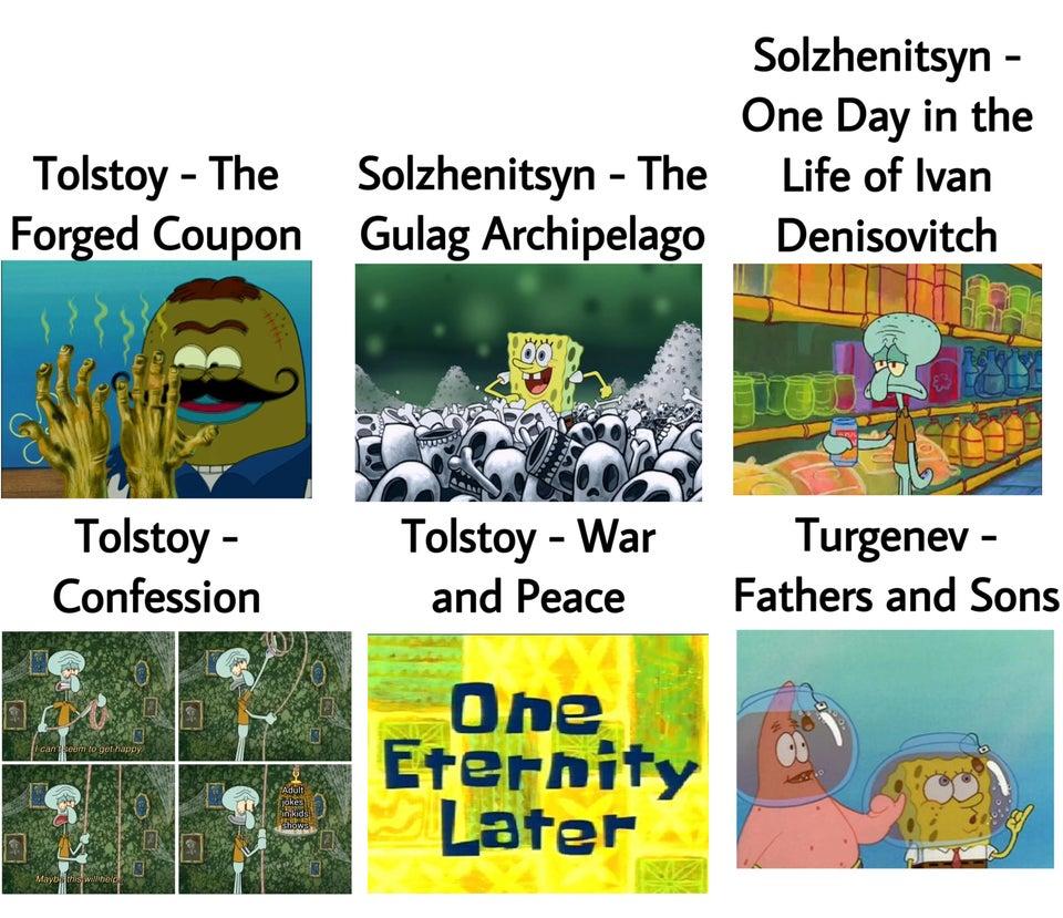 Russian Literature Know Your Meme Russian Literature Know Your Meme
