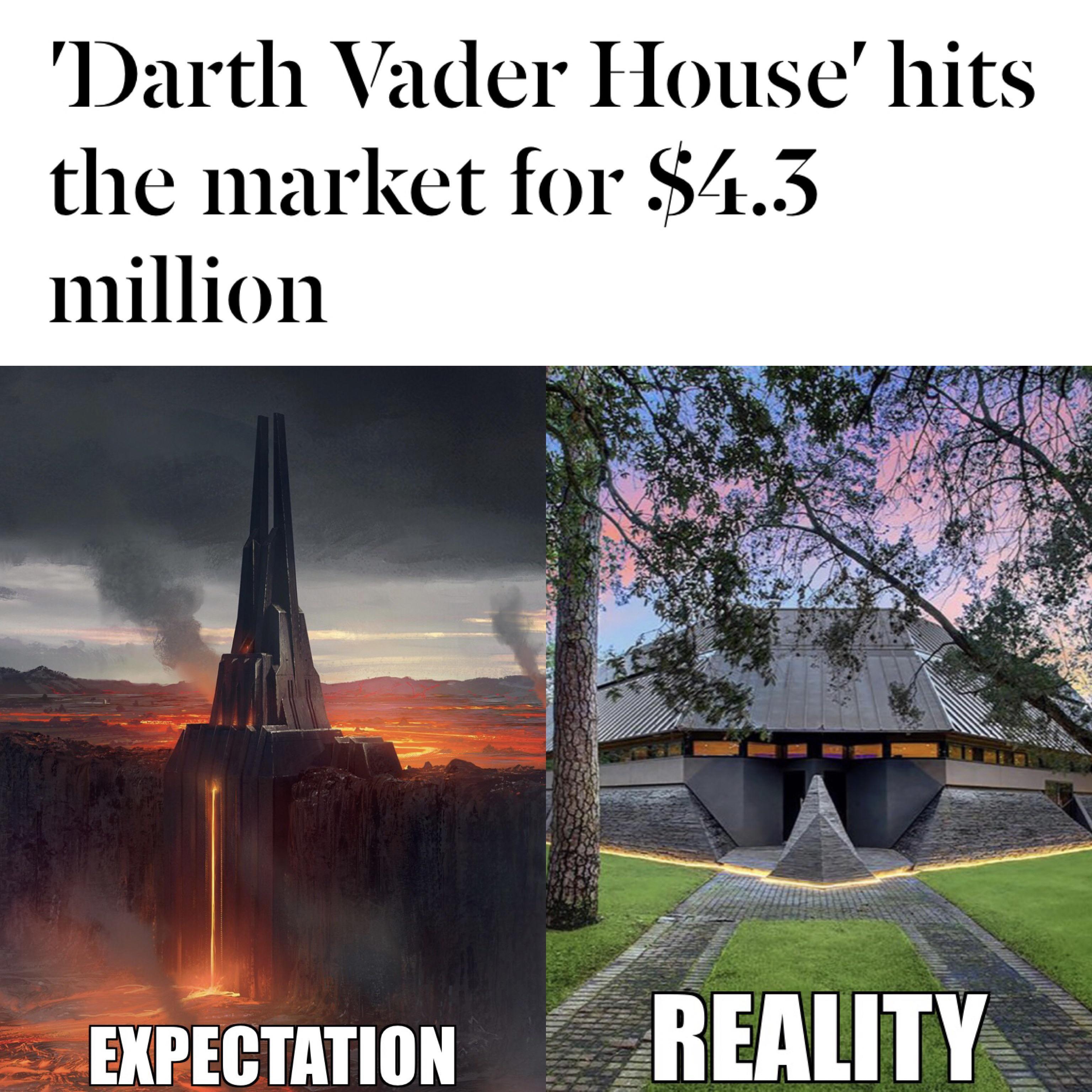 "So it doesn't come with a lava moat?" | /r/PrequelMemes | Prequel ...