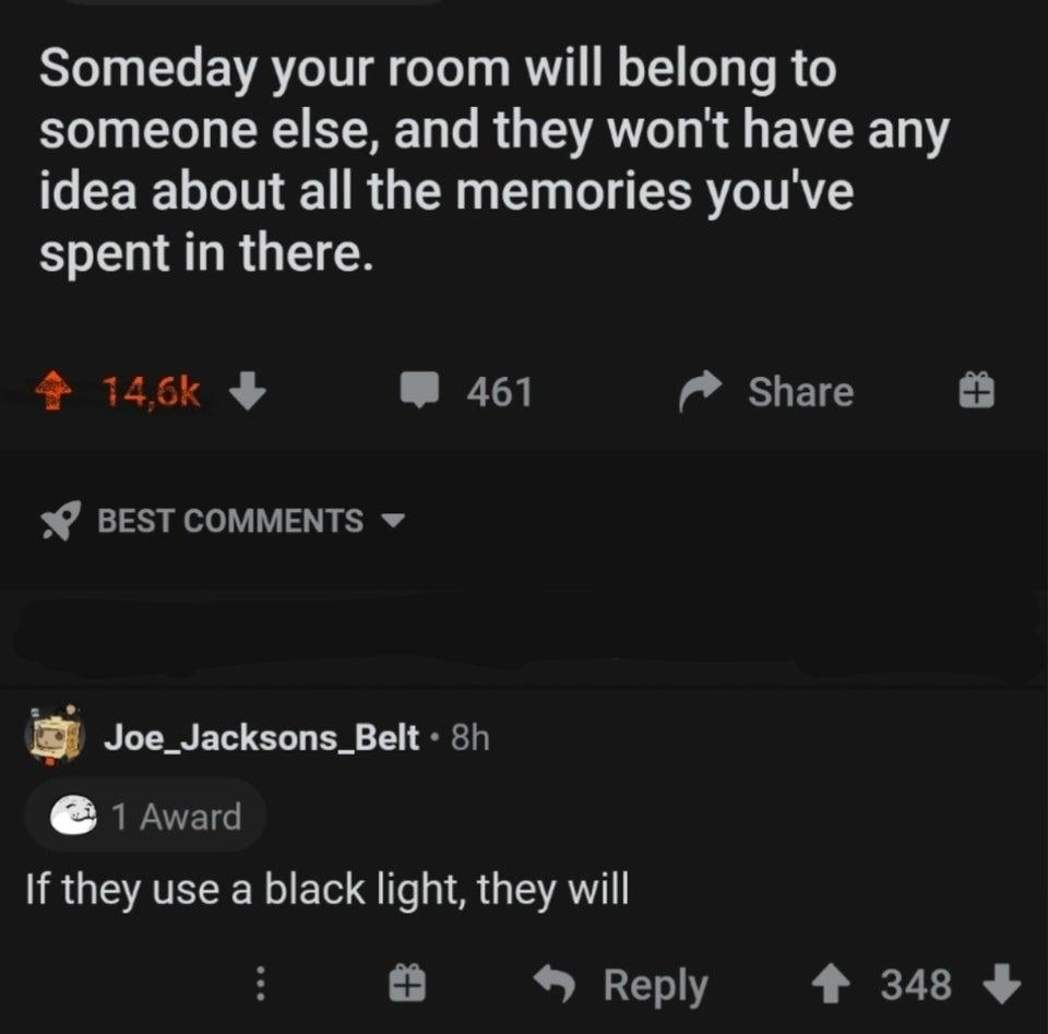Cursed_Black Light | Cursed Comment | Know Your Meme
