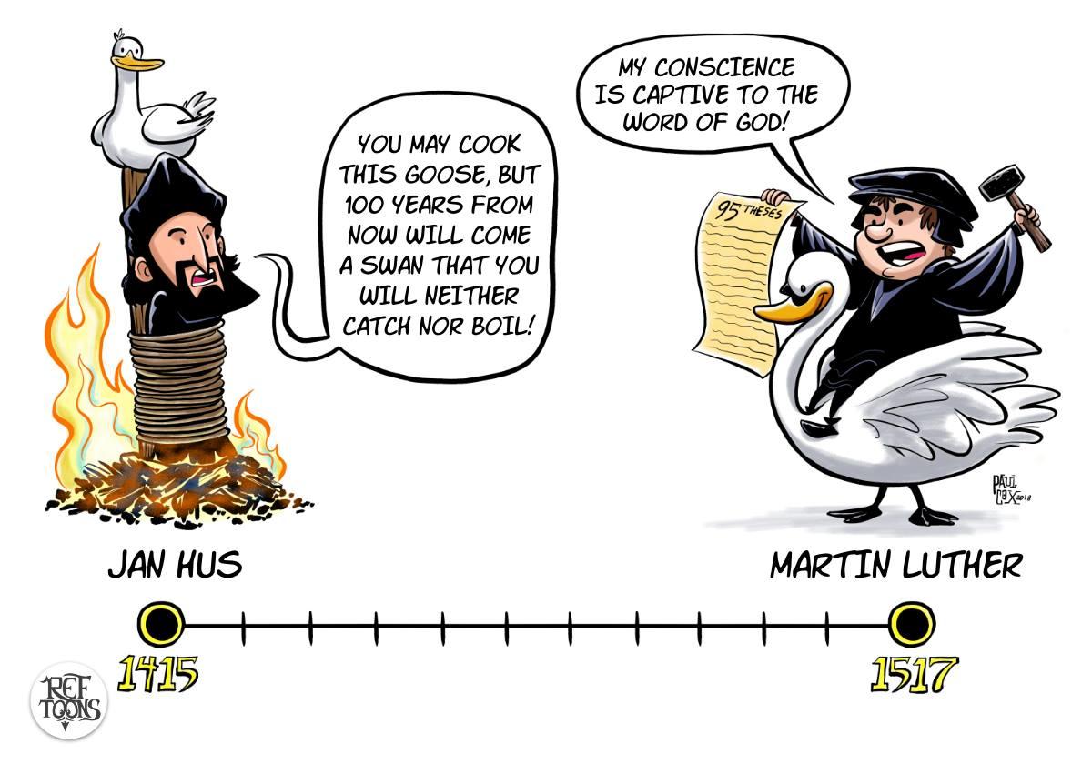 Jan Hus and Martin Luther | Christianity | Know Your Meme