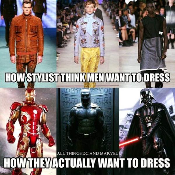 Second known example | How Society Wants Men To Dress / How Men ...
