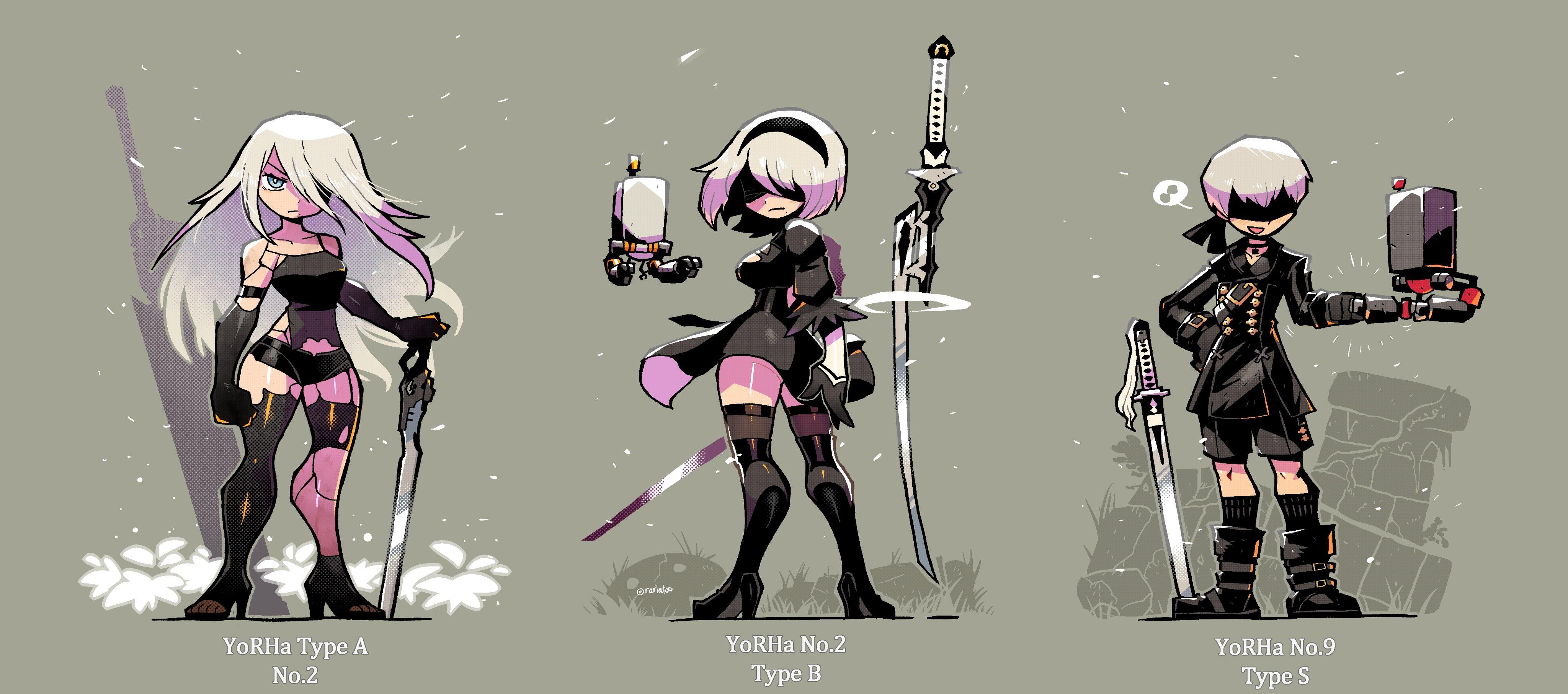 NieR Automata's character by Rariatoo | NieR: Automata | Know Your Meme