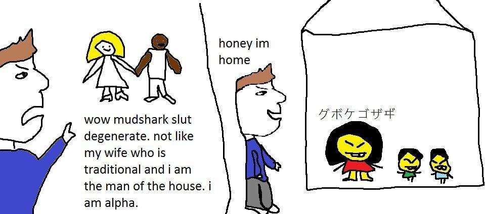 4chan drawing 6/7 | WMAF / White Male Asian Female | Know Your Meme