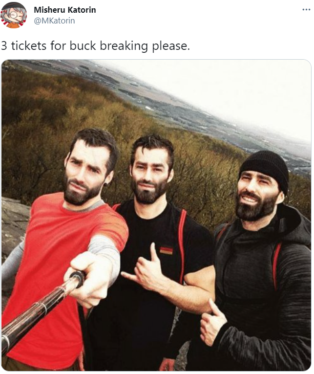 3 tickets for buck breaking please. | Buck Breaking | Know Your Meme