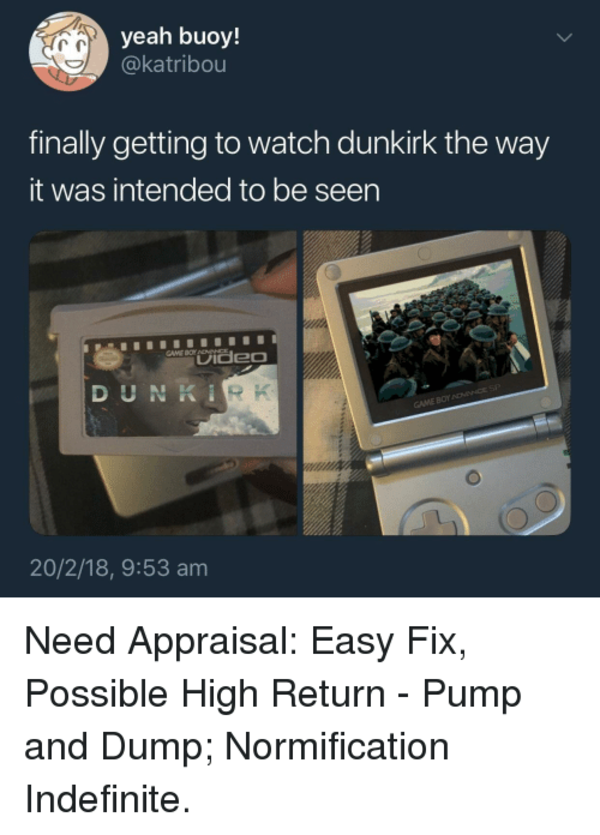 dunkirk gameboy sp | Watching The Way Nolan Intended | Know Your Meme
