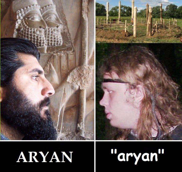 ARYAN vs "aryan" | Nordicism | Know Your Meme