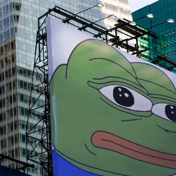 Pepe the frog billboard | Pepe the Frog | Know Your Meme