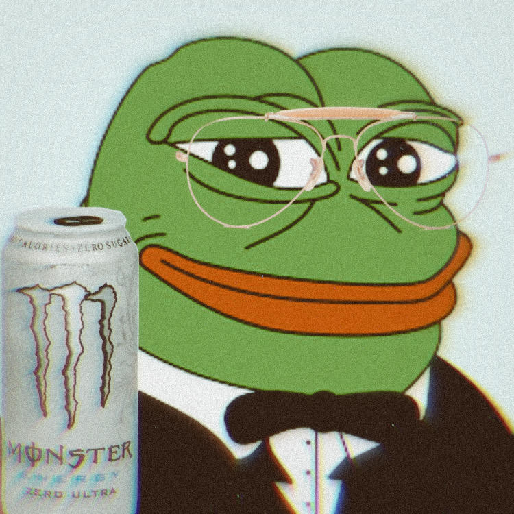Monster energy tuxedo frog | He Cute | Know Your Meme