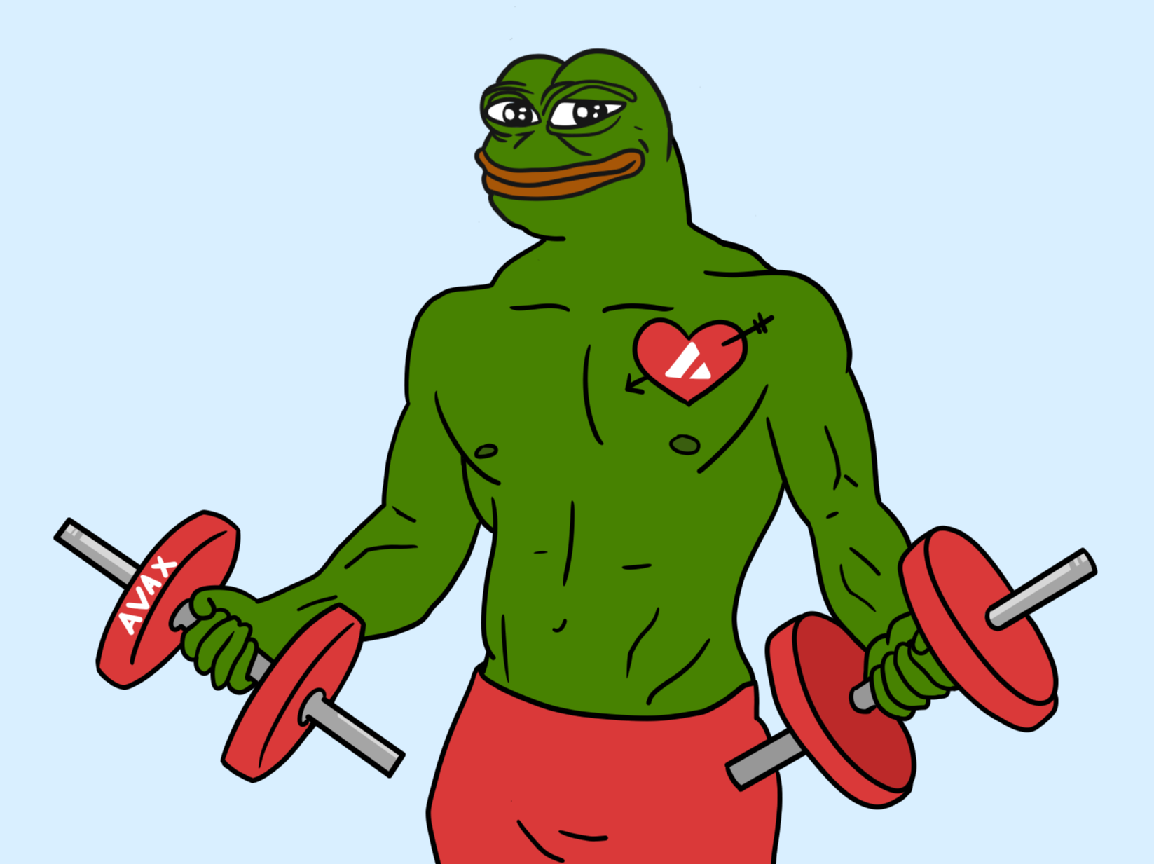 Smug frog weightlifting | Smug Frog | Know Your Meme