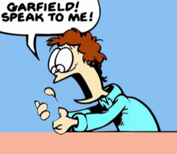 Deflated Garfield sans Garfield | Deflated Garfield | Know Your Meme