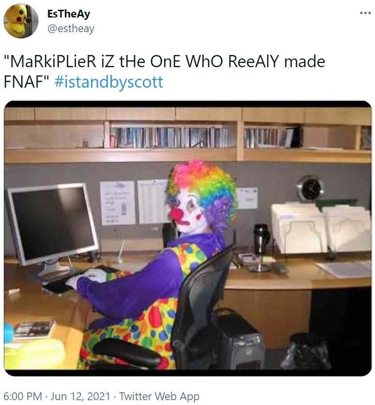 "MaRkiPLieR iZ tHe OnE WhO ReeAlY made FNAF" | Scott Cawthon Republican ...