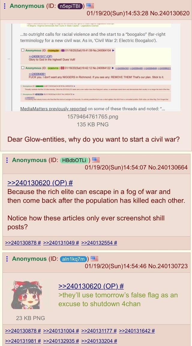 Pol outs the glowniggers | Glowie / Glowposting | Know Your Meme