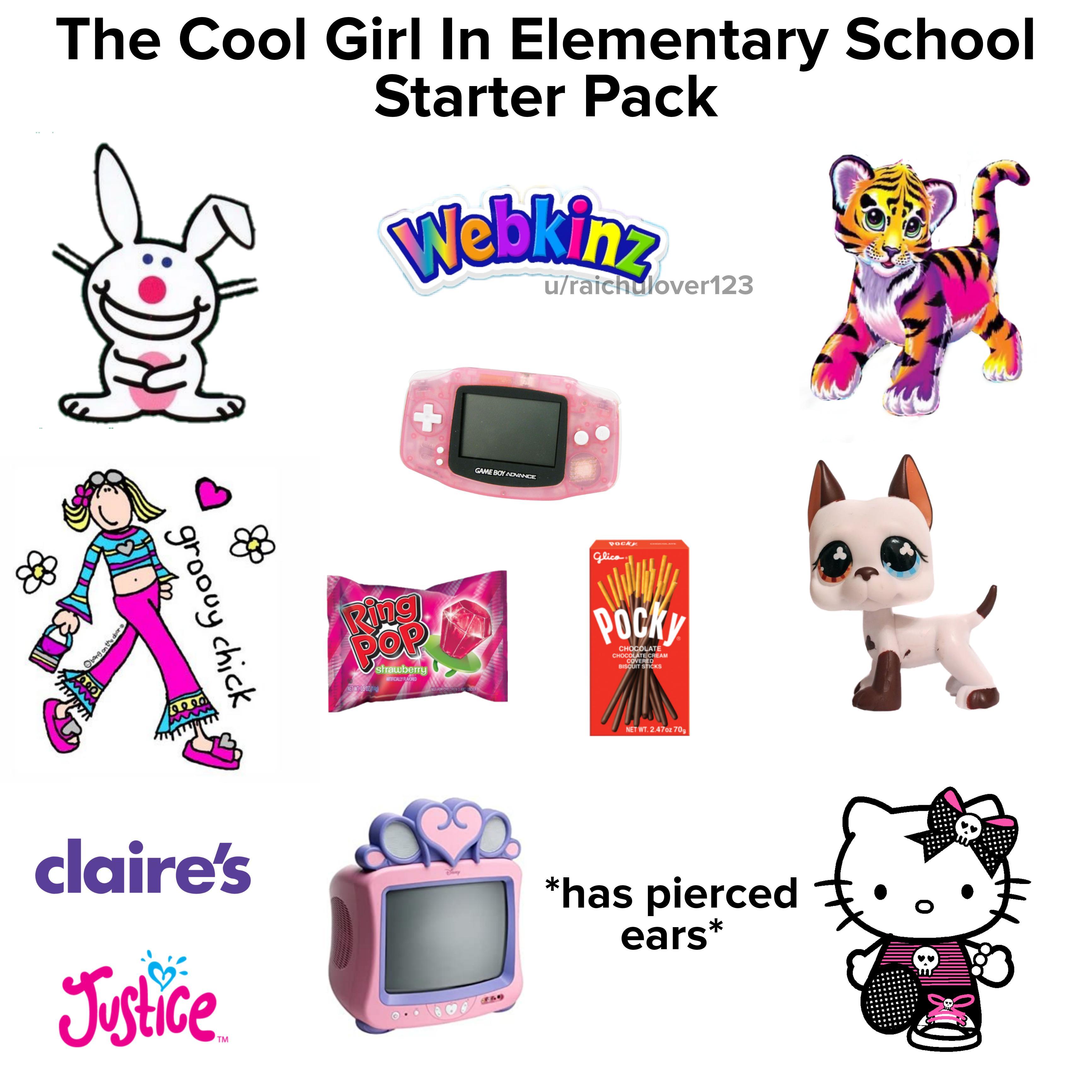 The Cool Girl In Elementary School Starter Pack | /r/starterpacks ...