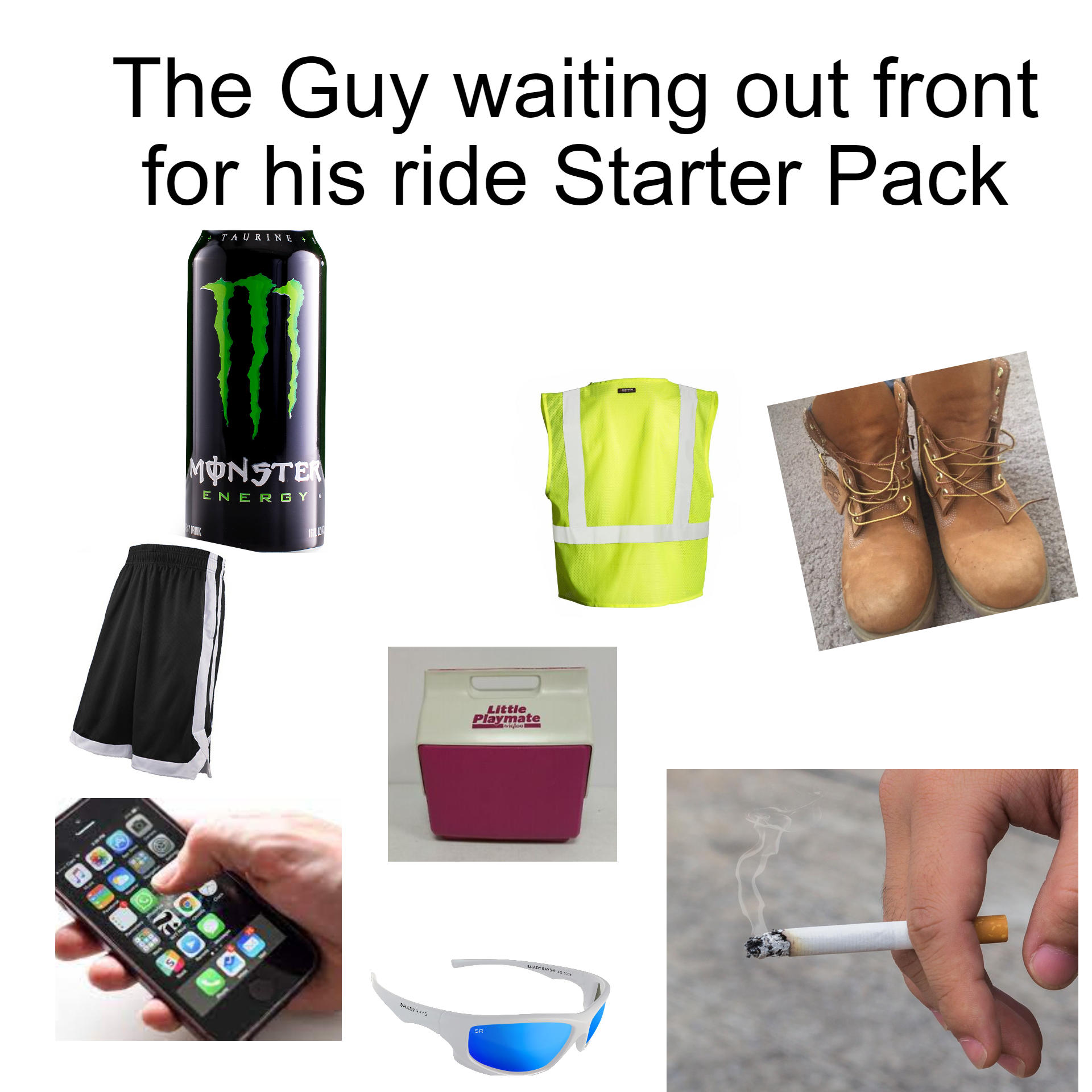 The guy waiting out front for his ride starter pack | /r/starterpacks ...