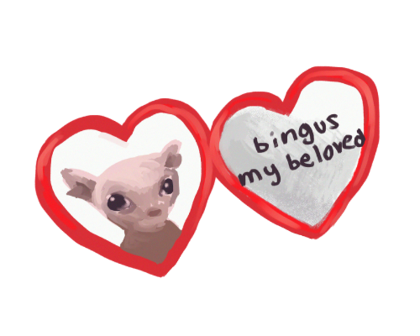 Bingus My Beloved by mabtis | Heart Locket GIF | Know Your Meme