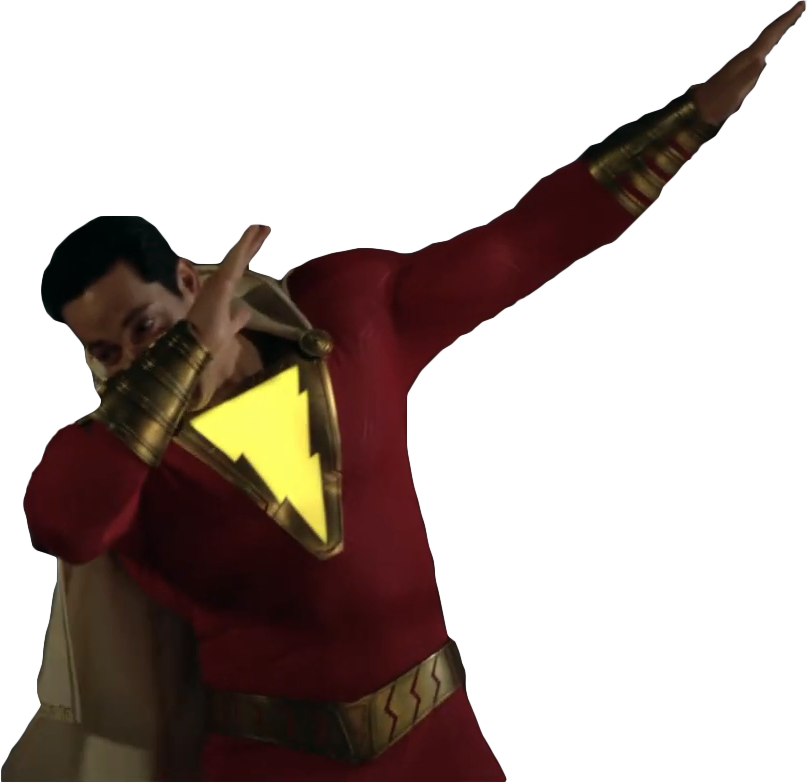 Shazam Dabbing png | Shazamposting | Know Your Meme