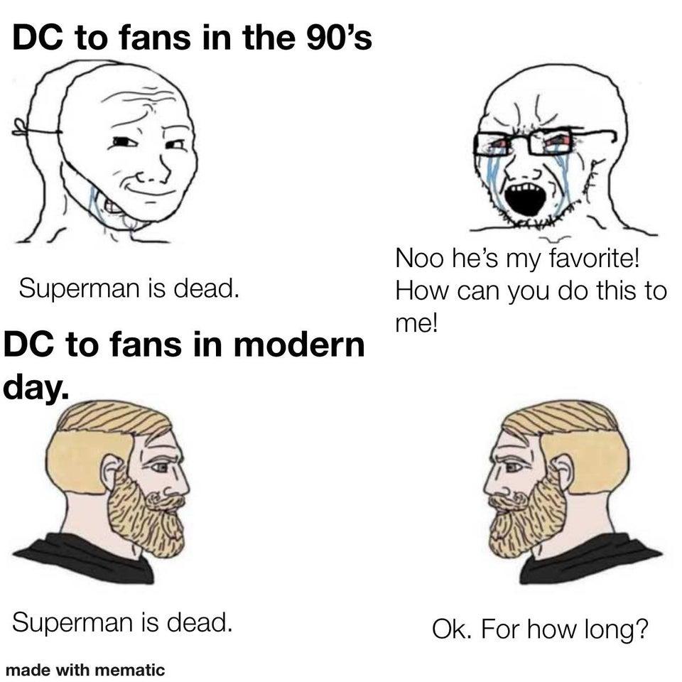 Superman Is Dead | DC Comics | Know Your Meme
