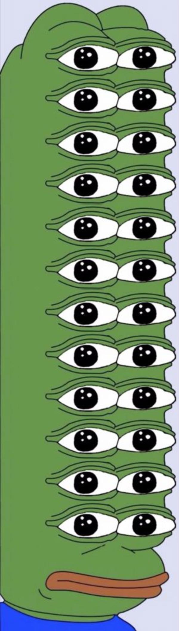 Pepe lots of eyes | Pepe the Frog | Know Your Meme