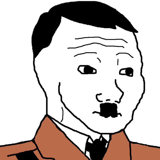 Hitler wojak | Wojak | Know Your Meme