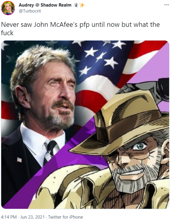 McAfee Profile Pic | John McAfee's Death | Know Your Meme