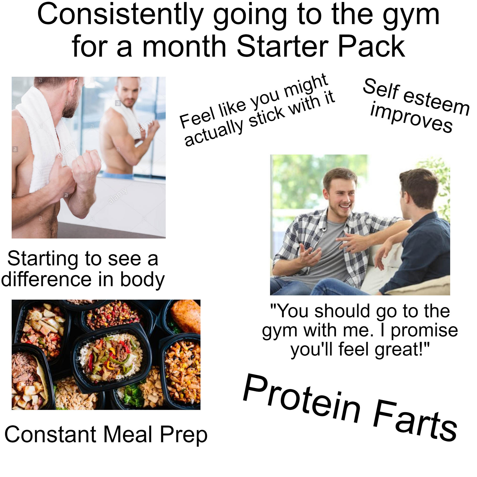 Going to the gym for a month starter pack | /r/starterpacks | Starter ...